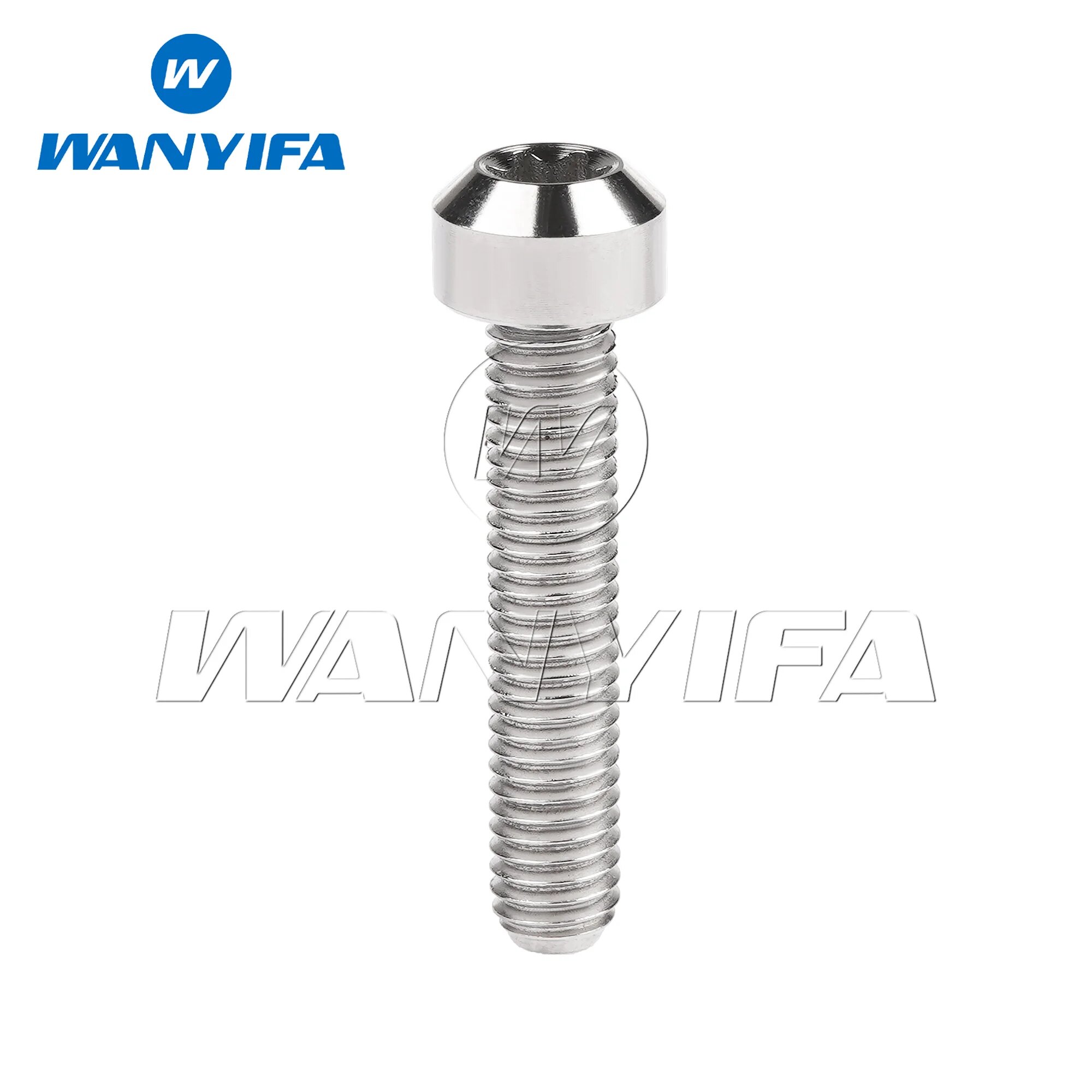 Wanyifa титановые болты M5/M6/M8 с шестигранной головкой для мотоциклов M5, Titanium, 30mm
