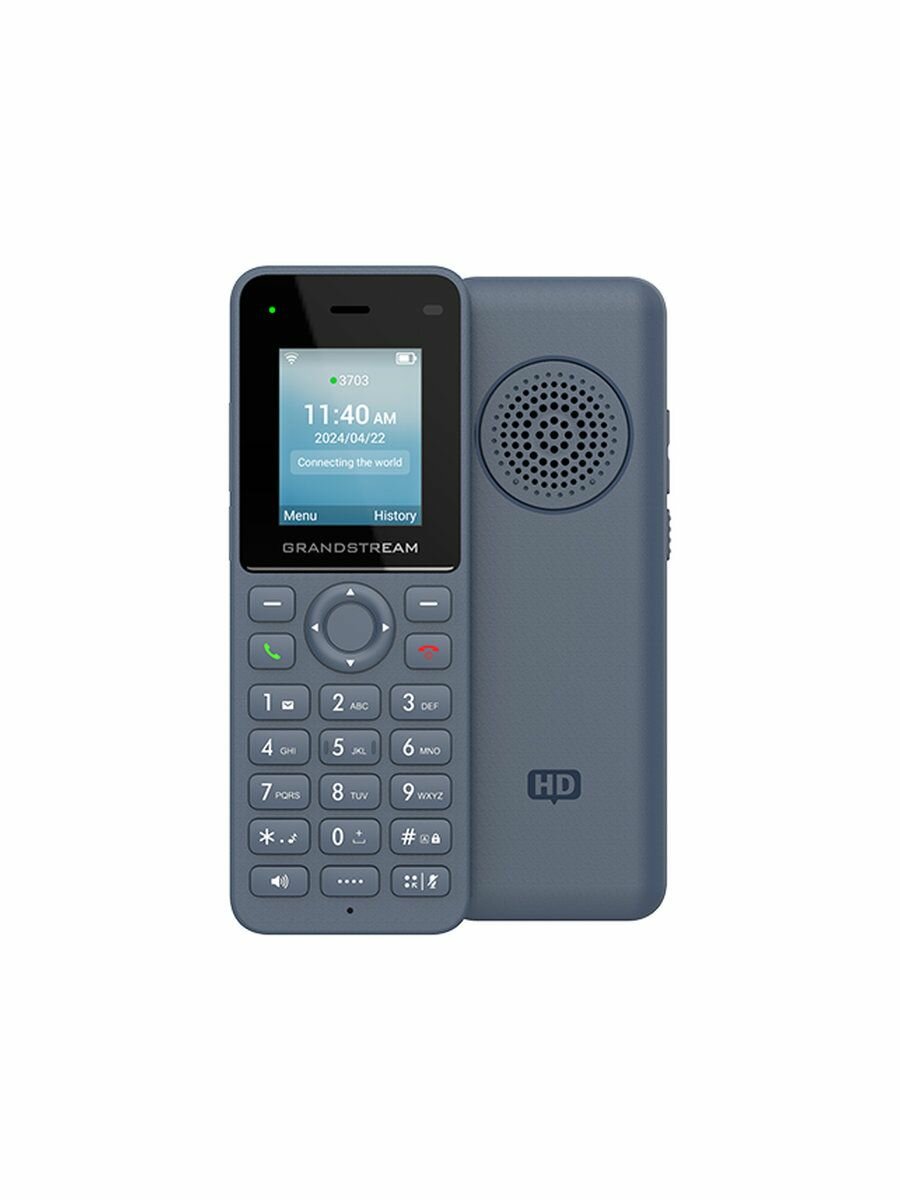 Беспроводной IP-телефон Grandstream WP816, с Wi-Fi и поддержкой SIP, светло-серый — фото 1