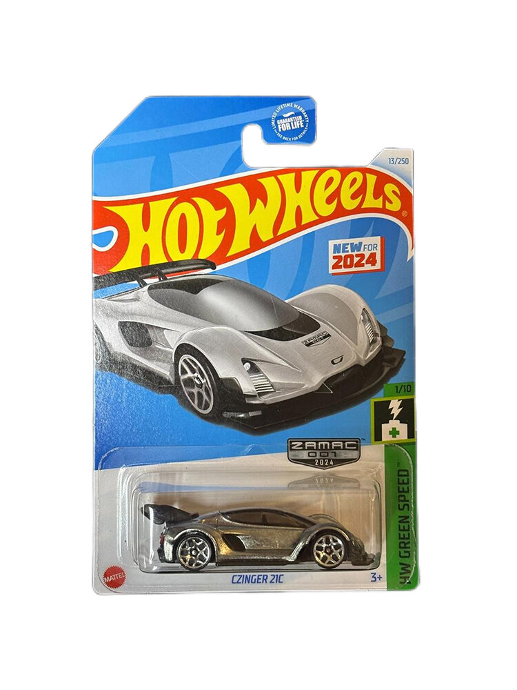 Машинка Mattel Hot Wheels Zamac 2024 HW Green Speed Czinger 21C