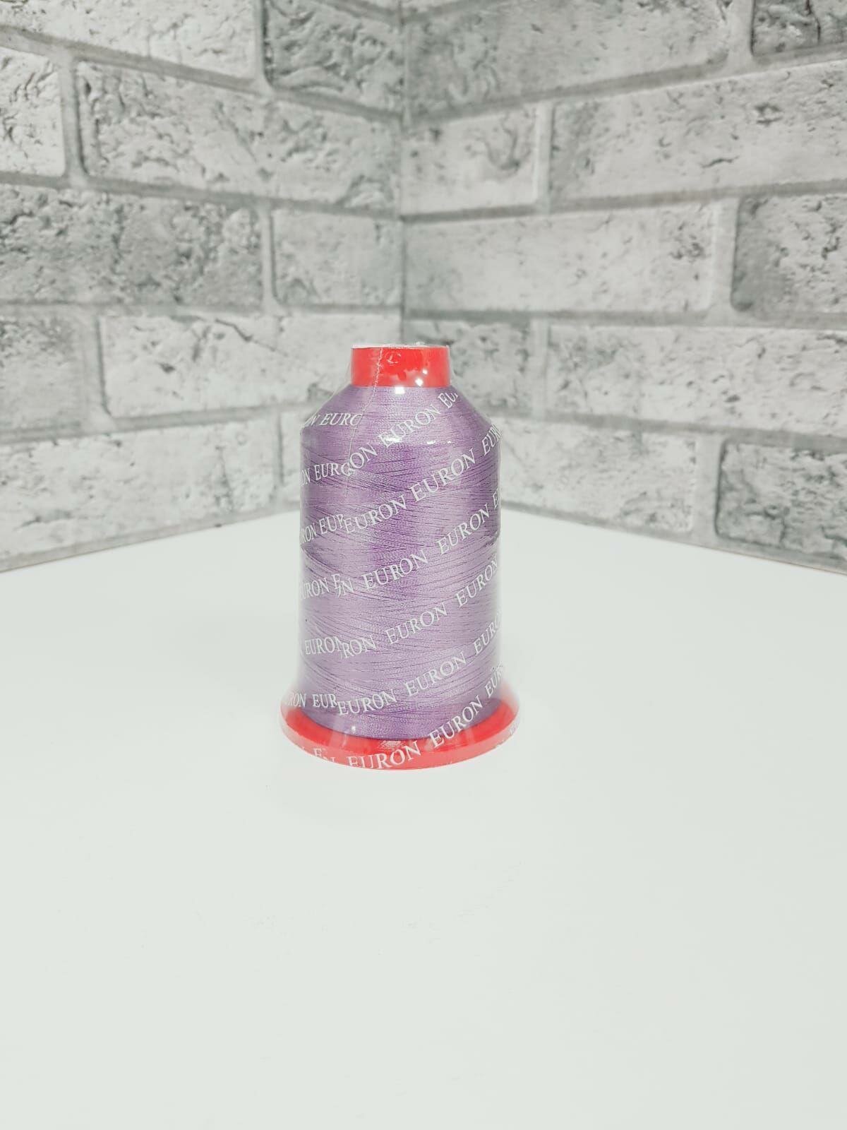 Нитки вышивальные Euron Р-130 №130 5000м, полиэстер, Цвет-1195 сиреневый