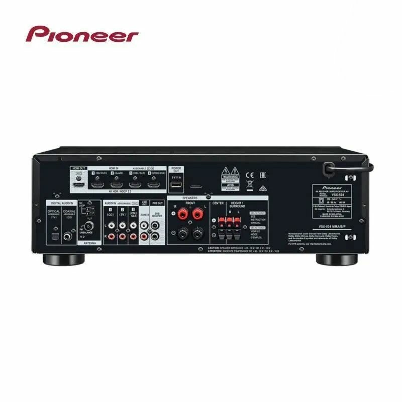 Домашний кинотеатр 5,2 Pioneer VSX-534 5,2-канальный AV усилитель мощности
