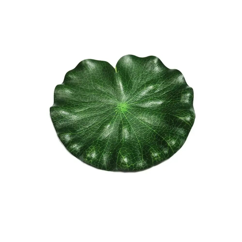 Искусственный лист лотоса LONGPEAN зелёный Изумрудный, 15cm