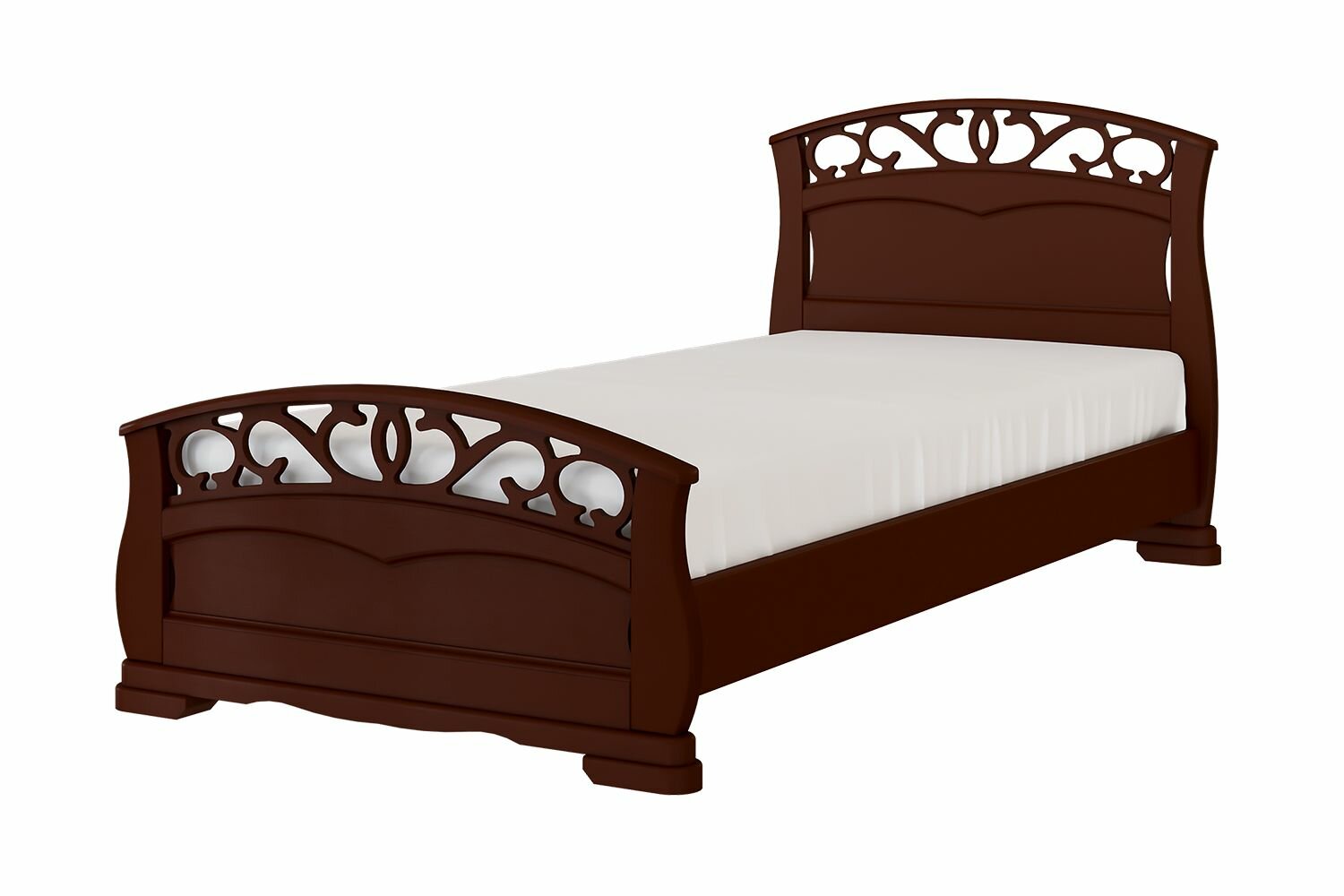 Грация-1 Кровать Орех 90х200