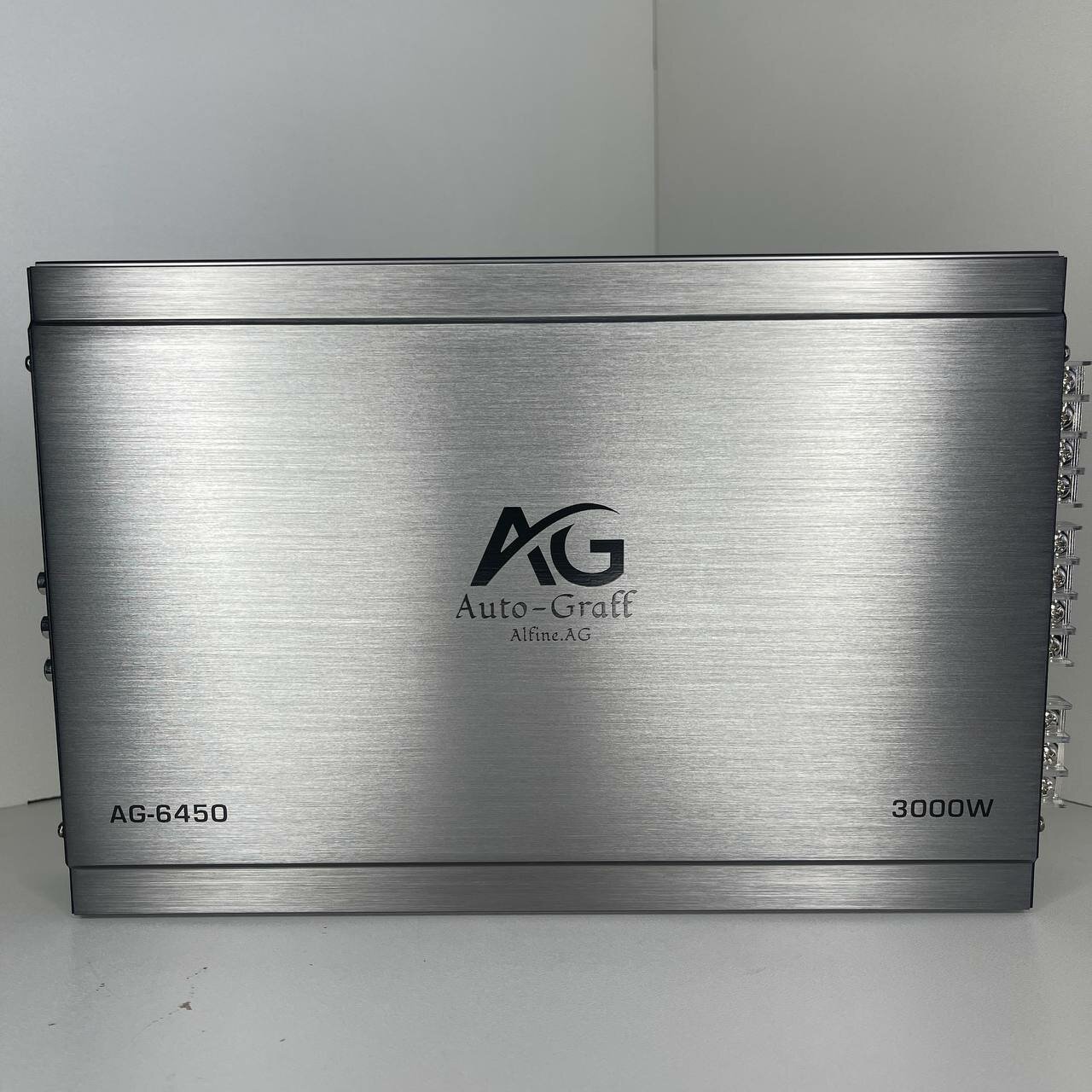 Усилитель автомобильный Auto-Graff-6450, 4 канала, серебристый, 3000Вт