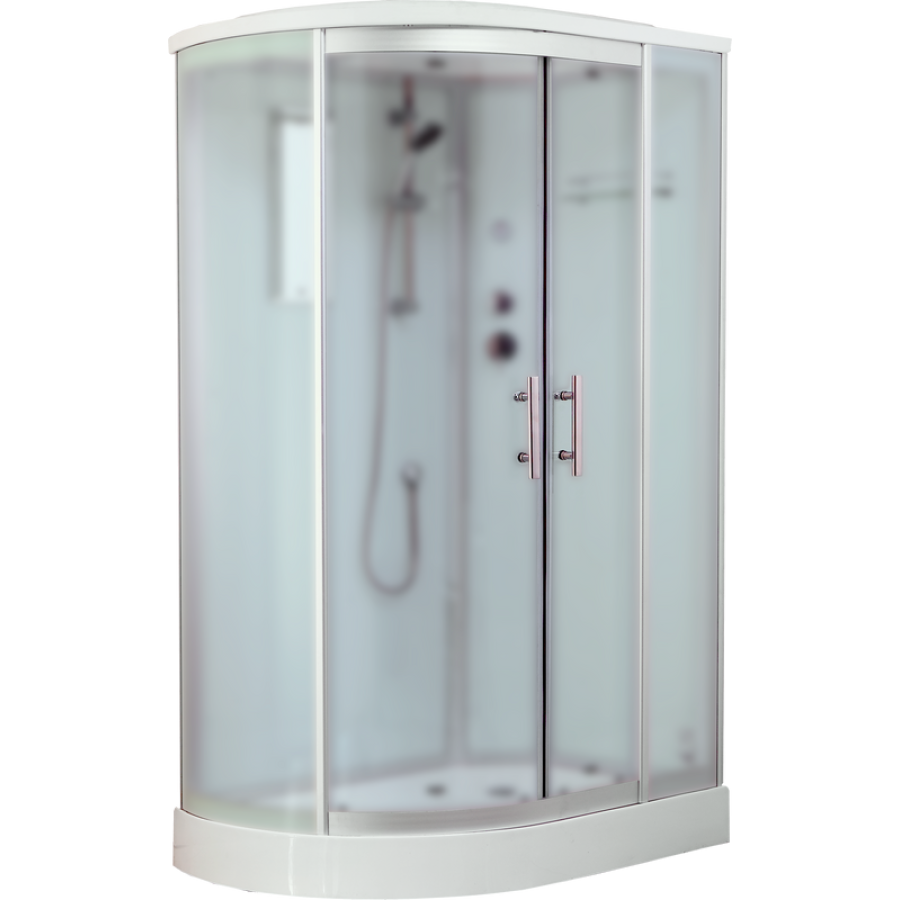 Душевая кабина Timo Standart T-6602SRF Silver Fabric R с низким поддоном