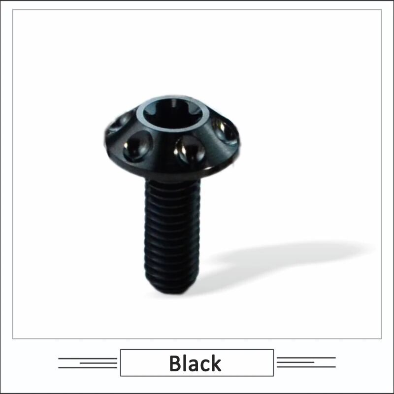 Титановый болт M6 X 15 20 мм зонтообразная головка Black, M6x20mm