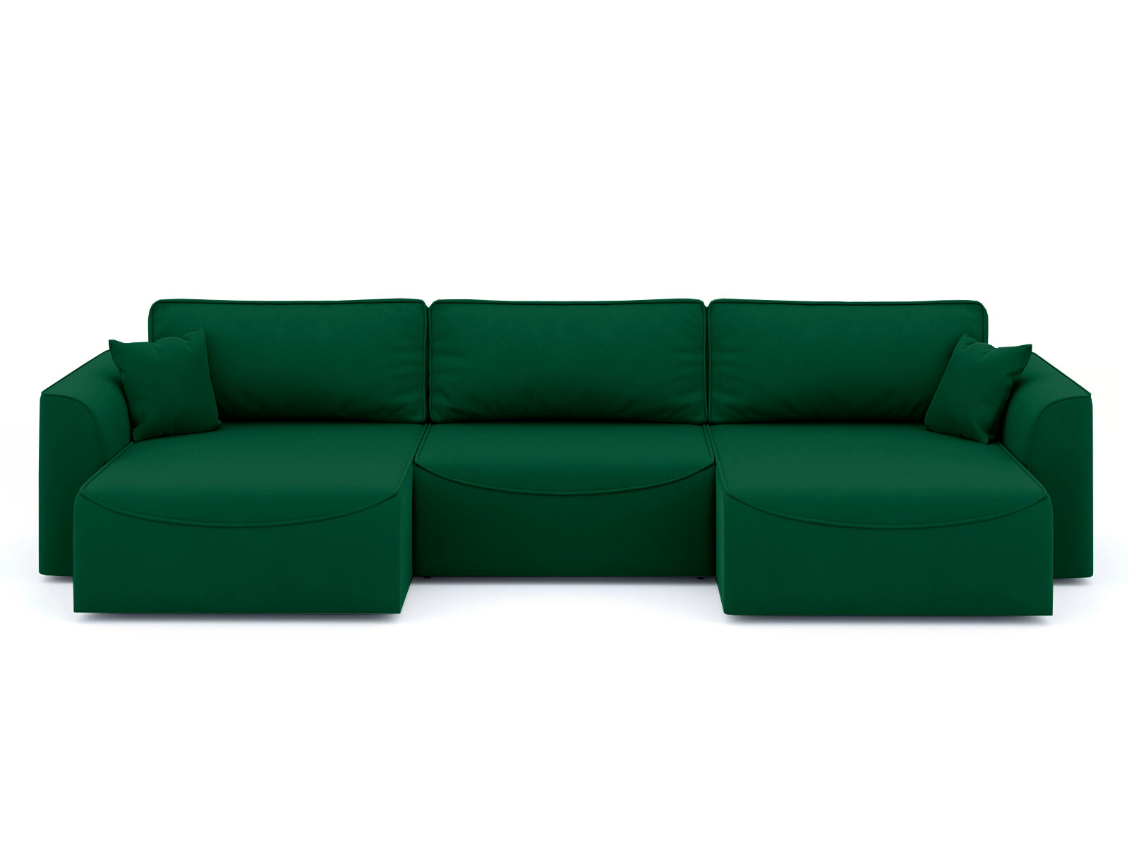 Диван угловой Рафаэль-П, НПБ Малахит