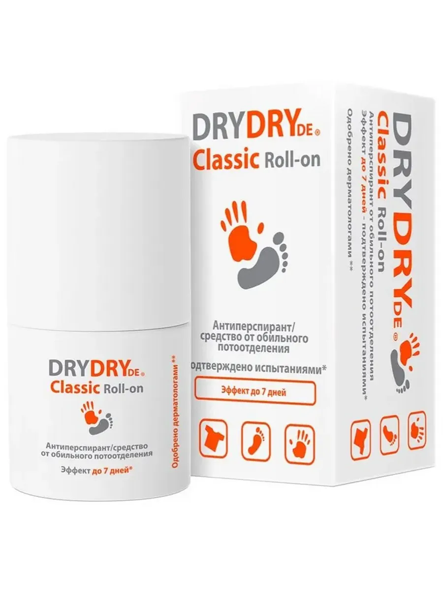 Дезодорант Dry Dry Classic Roll-on, 35 мл