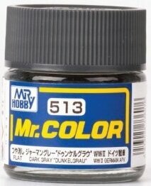 C513 краска художественная т. м. MR.HOBBY 10мл DARK GREY WWII GERMAN TANK
