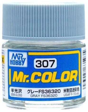 C307 краска художественная т. м. MR.HOBBY 10мл GRAY FS36320