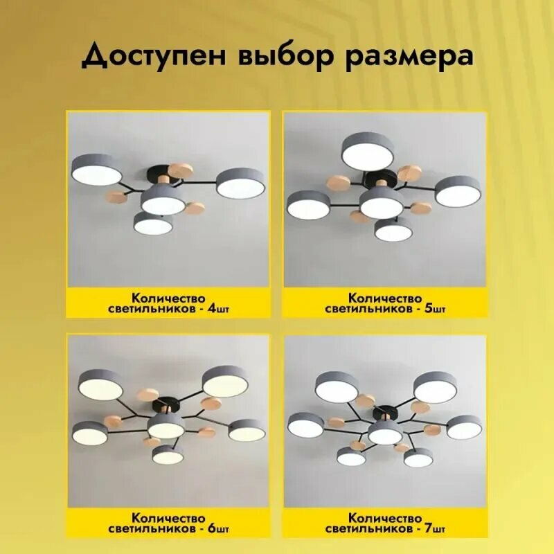 Светильник, LED, 84 Вт — фото 1