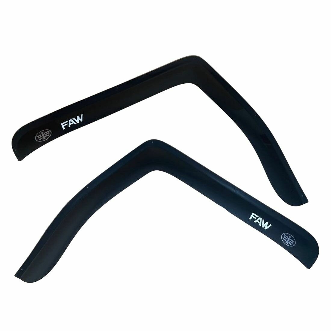 Дефлектор двери (ветровики) с лого на FAW J6