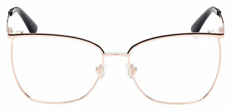Женская оправа для очков Guess GU 2878 005, цвет: серебряный, квадратные, металл