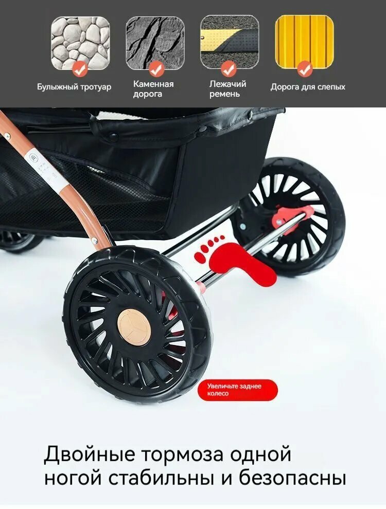 Прогулочная коляска Adamex "Reggio Ultimate", 8 кг, 6 колёс, трансформер, Темно-синий — фото 1