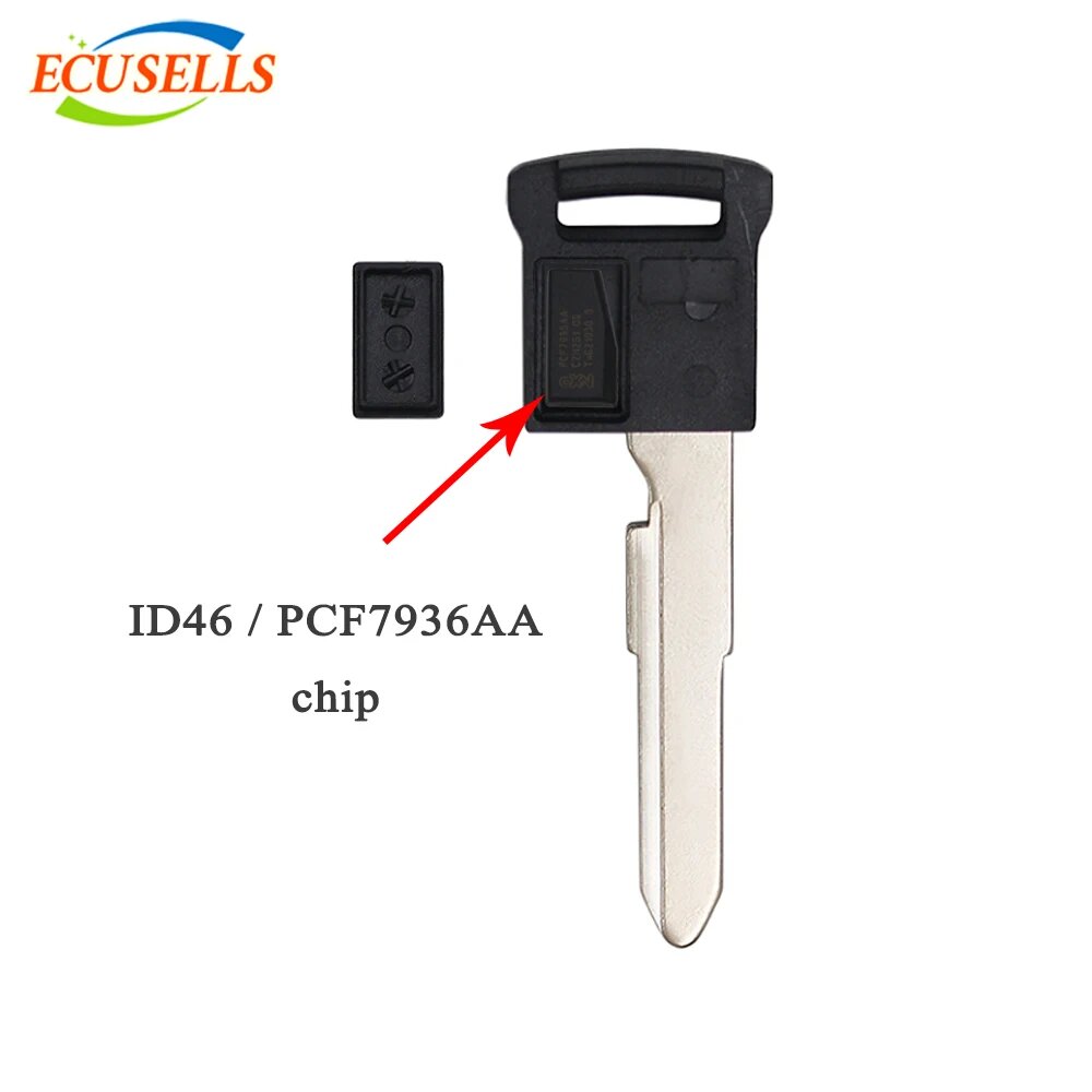 Ecusells Smart Insert дистанционный аварийный ключ для Suzuki Grand Vitara SX4 Swift с чипом ID46 PCF7936AA