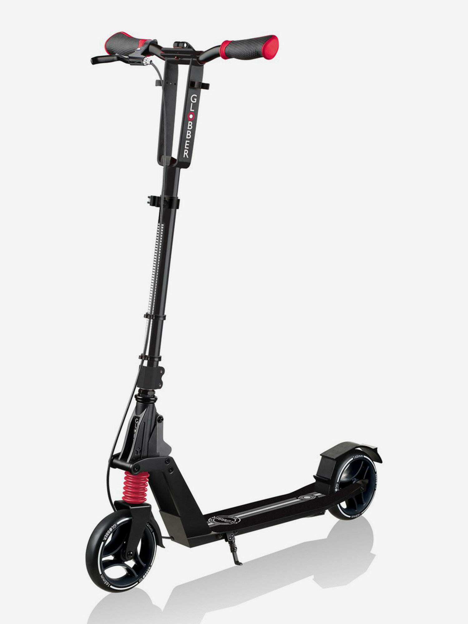 Самокат Globber One K 165, черный, складной, амортизатор, до 100кг