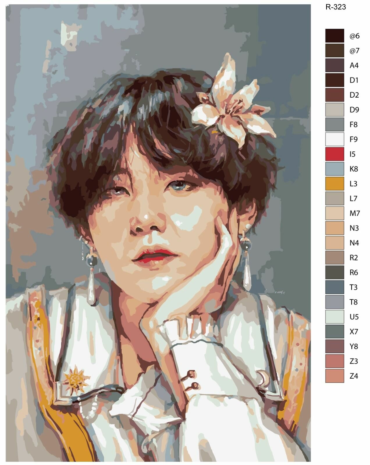 Картина по номерам BRUSHES-PAINTS BTS R-323 40x60 см