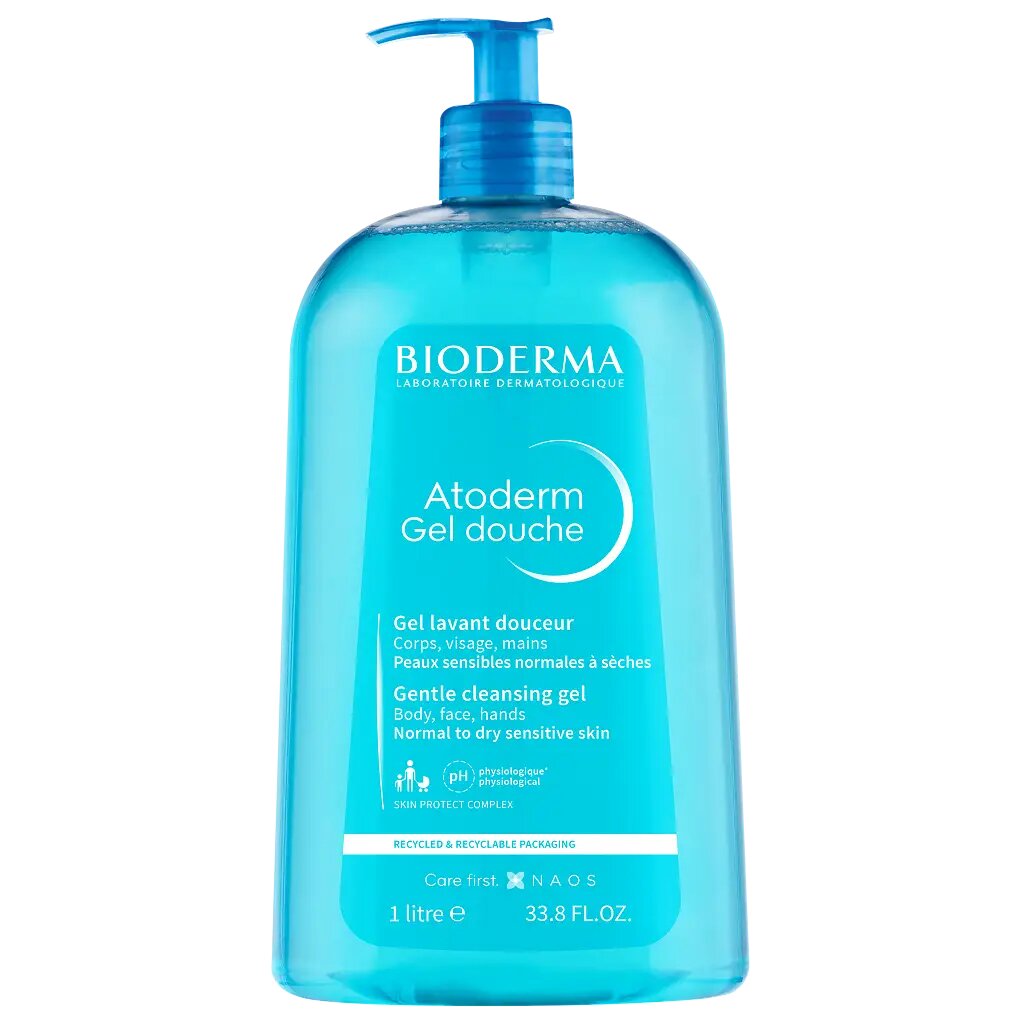 Bioderma Atoderm Gentle Гель для душа нежный 1 л 1 шт