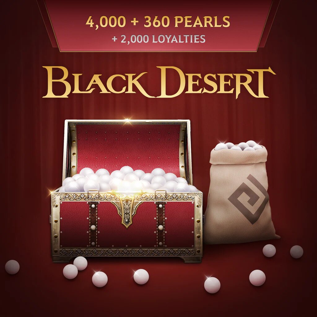 Дополнение Black Desert - 4,360 Pearls, цифровое издание PlayStation 5, регион Индия / код пополнения баланса