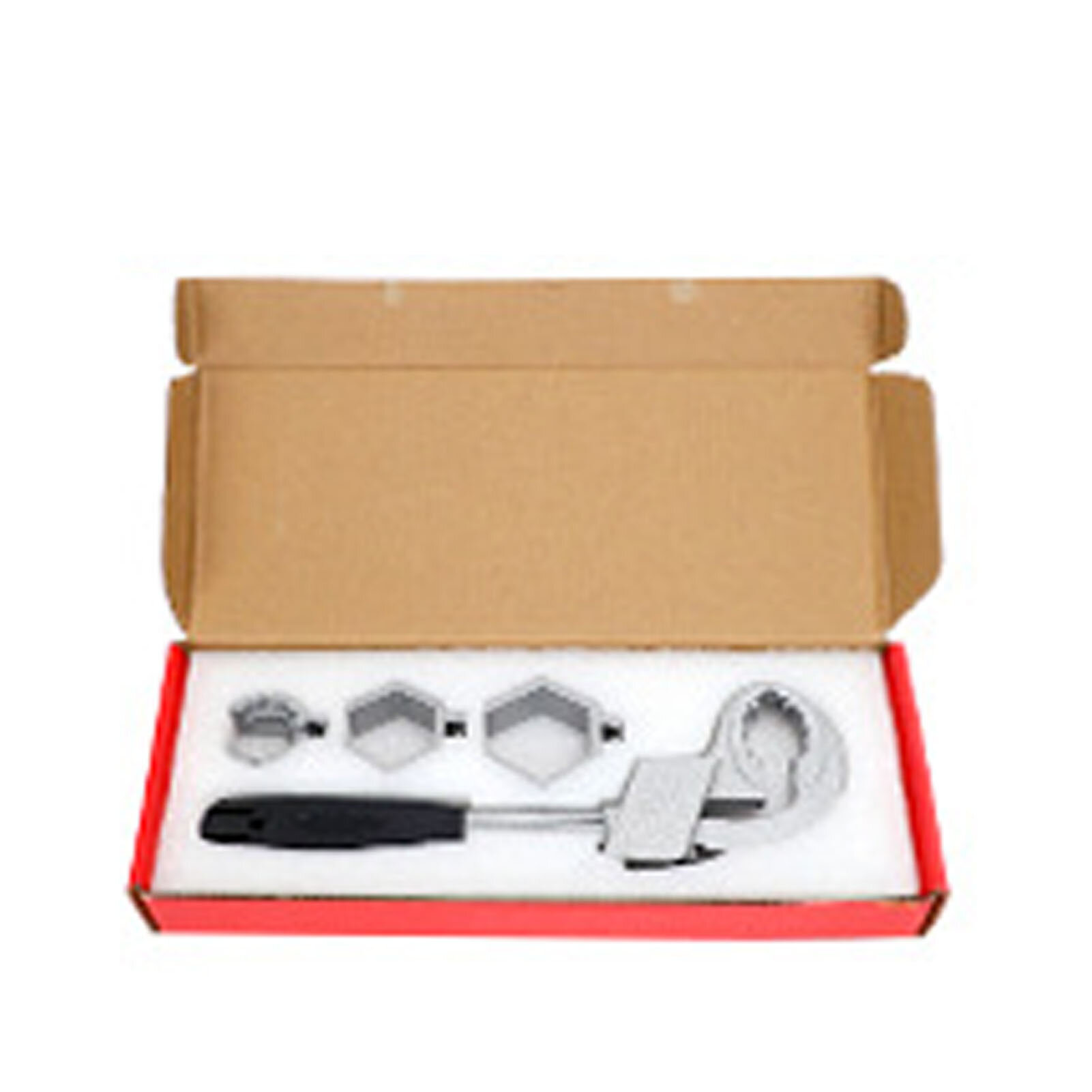 Набор разводных ключей для ванной комнаты из алюминиевого сплава, регулируемый, с широким отверстием, зубцами, двойной головкой, для раковины, с 3 слотами для карт.