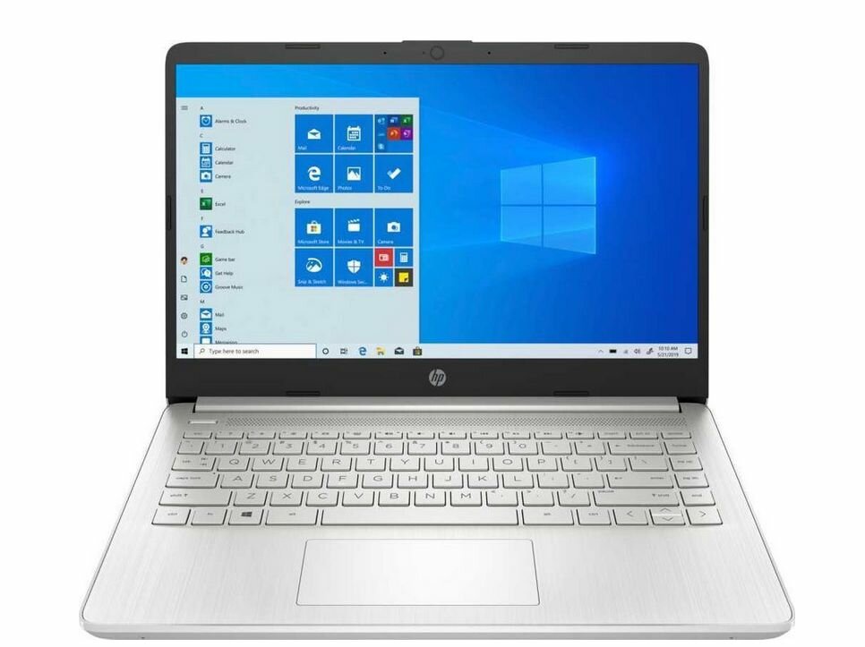 14" Ноутбук HP Laptop 14S-FQ0038UR (24C10EA) серебристый - 1920x1080, IPS, AMD Ryzen 5 4500U, ядра: 6 x 2,3 ГГц, 8 ГБ, SSD 512 ГБ, AMD Radeon Graphics, Windows 10 Home
