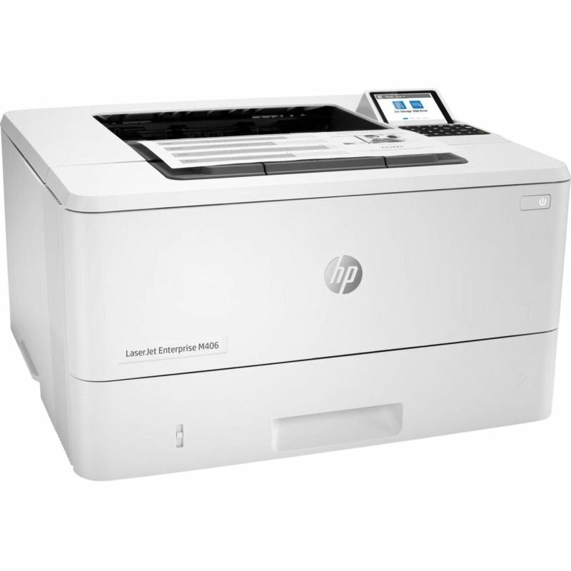 Принтер HP LaserJet Enterprise M406dn 3PZ15A, 38 стр./мин.