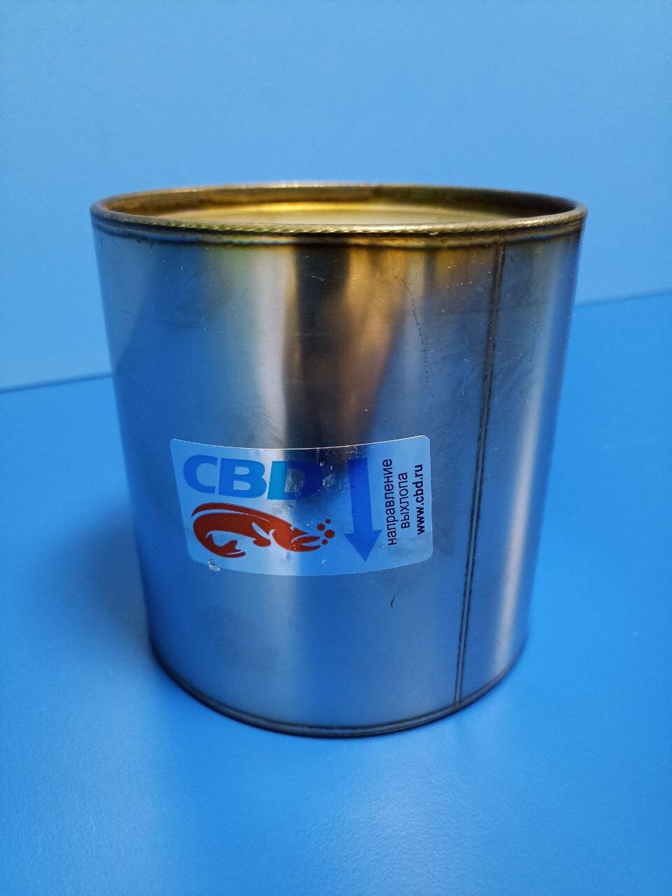 Пламегаситель коллекторный "CBD" 120х120х57 перфорированный, нержавейка