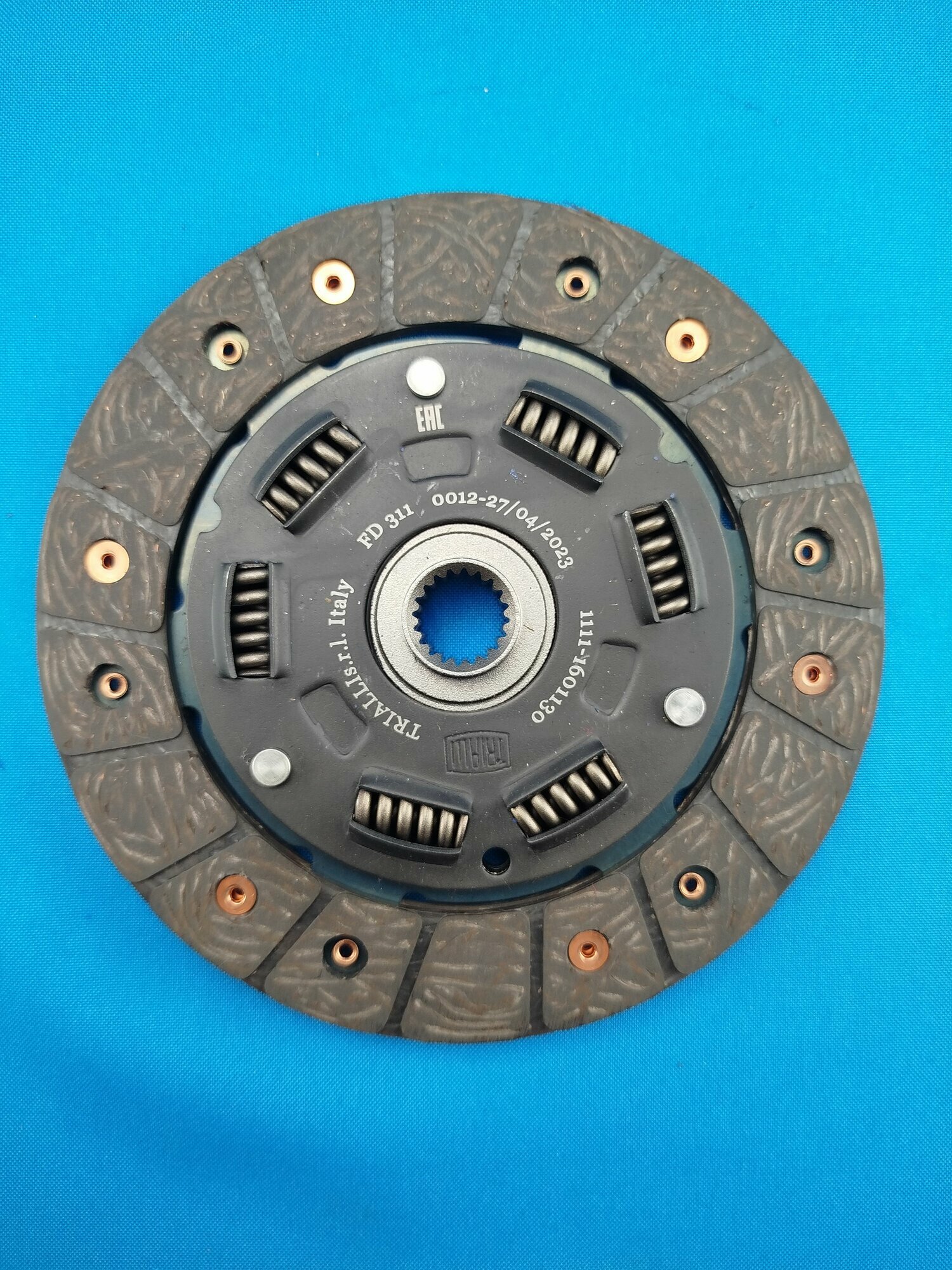 Диск сцепления ведомый "TRIALLI" для а/м Ока