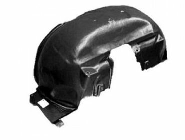 Подкрылок SAT, для KIA Sorento 2007-2009, передний, левый, чёрный, полимерный