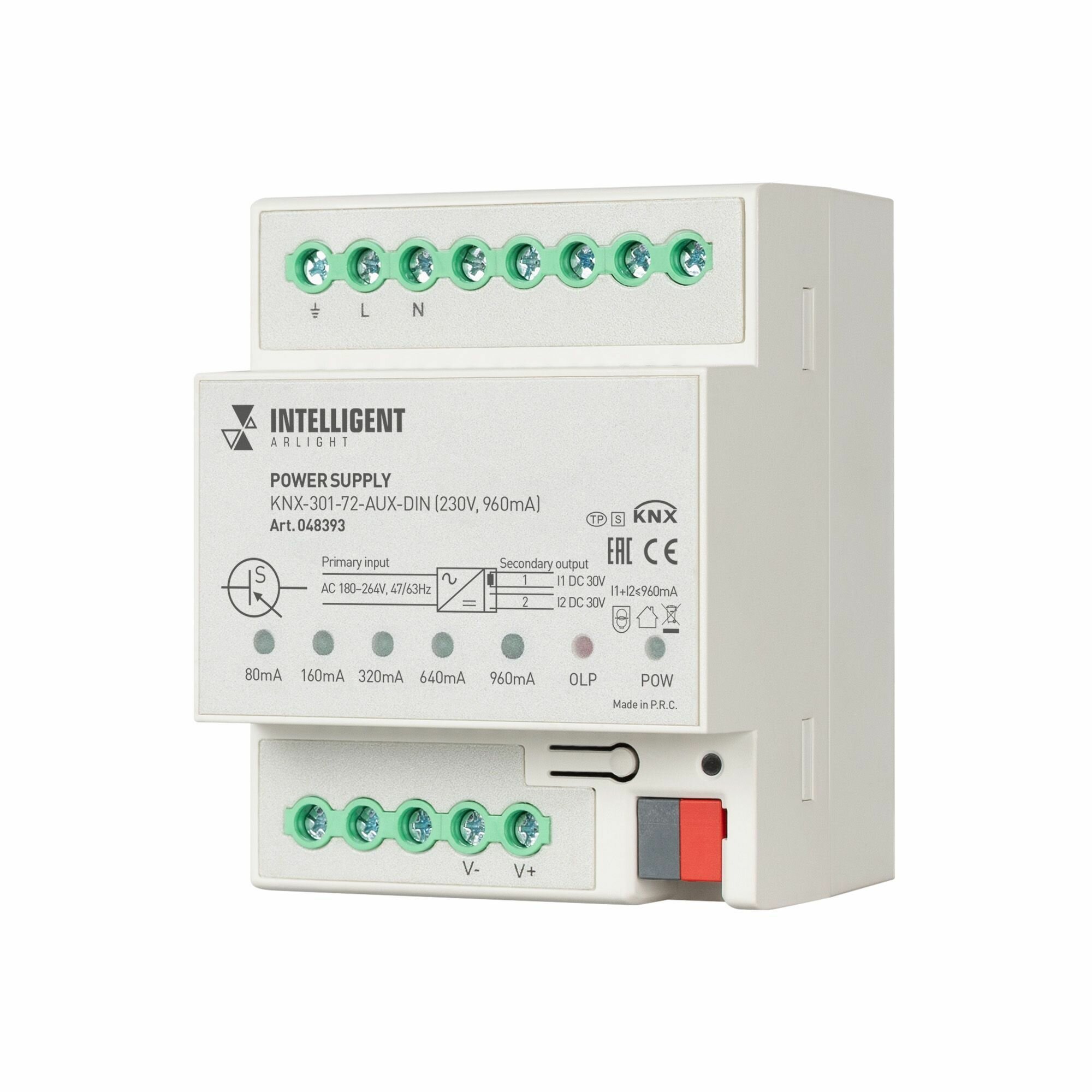 Блок питания шины KNX-301-72-AUX-DIN (230V, 960mA)