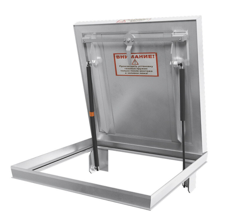 Напольный люк Макс 90х90 с винтовыми ручками