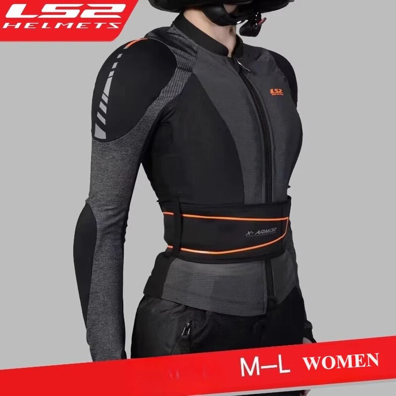 Оригинальная мотоциклетная куртка LS2 X-ARMOR MJ141, эластичное нижнее белье, защитная Women M-L