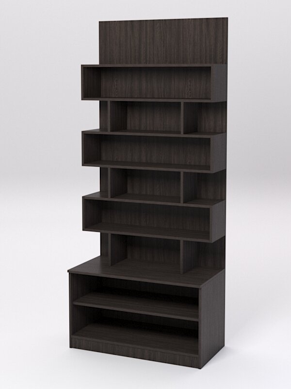Стеллаж "каскад" №3 для обуви, Дуб Венге. Производитель товара - компания Westcom.