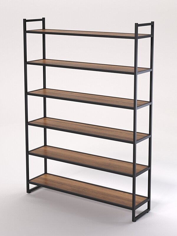 Стеллаж "Стронг" №27 в стиле лофт, Орех. Производитель товара - компания Westcom.