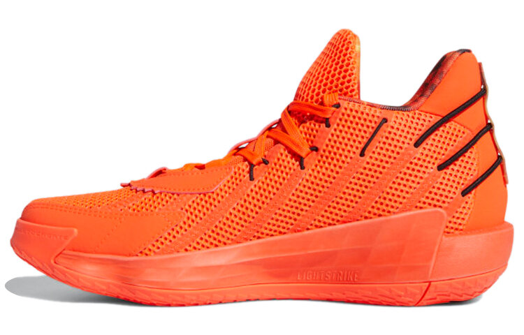 Кроссовки adidas D lillard 7, размер EU 42.5 стопа (26.5CM), красный