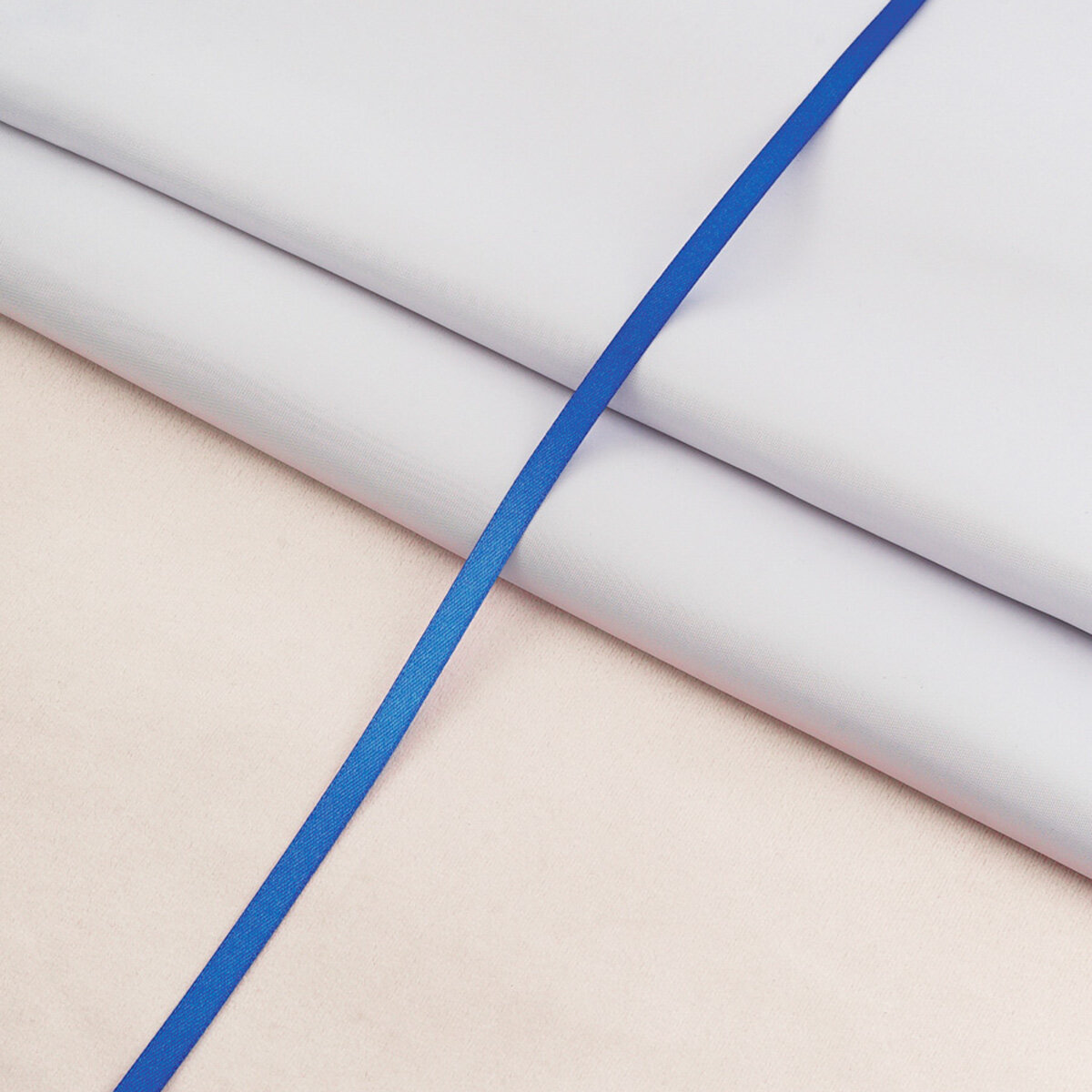 6102-0008 Лента атласная двусторонняя 6 мм*22,86 м (C1181 синий)