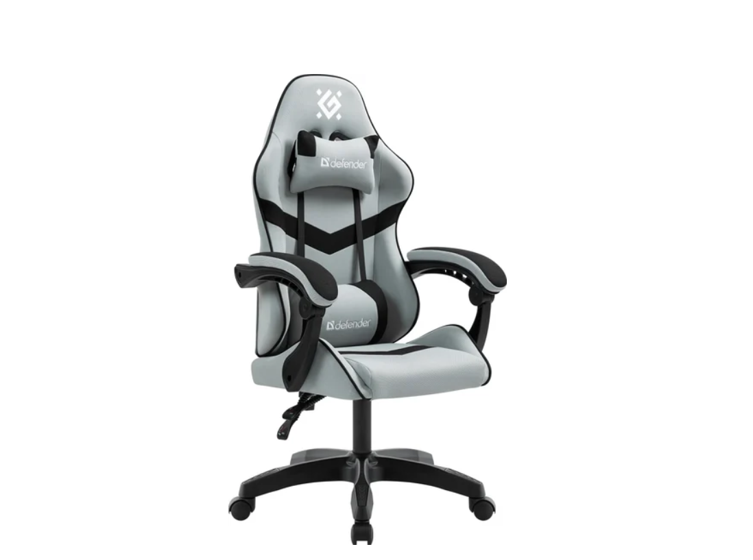 Кресло Defender Savage (серый/черный)