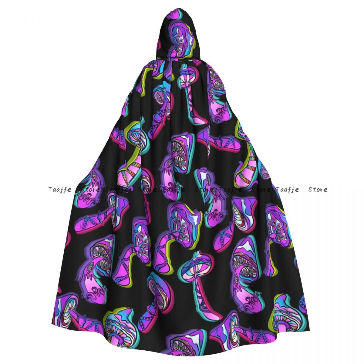 Волшебный психоделический плащ из полиэстера Color5