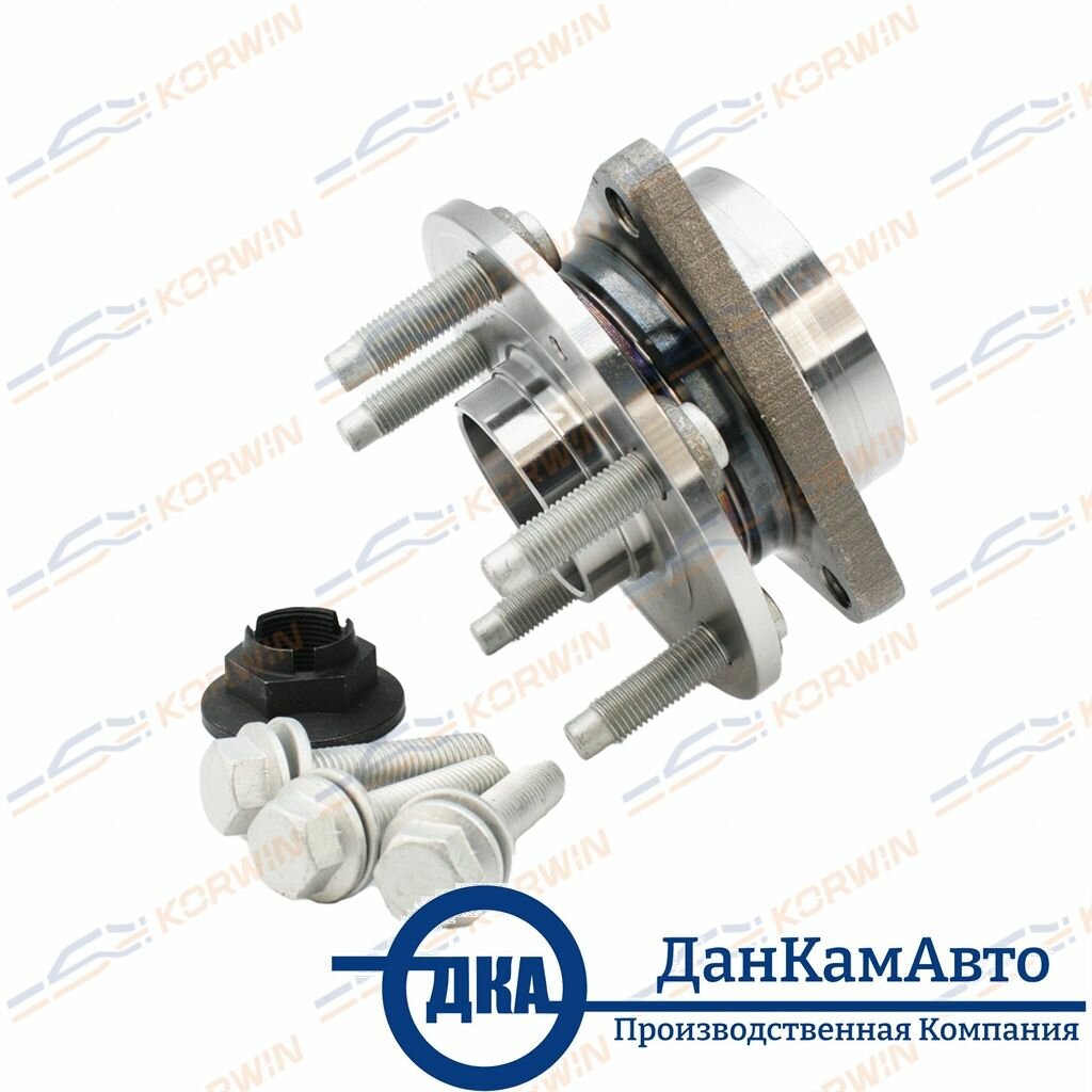 Ступица колеса KORWIN передняя ABS OPEL ASTRA-J 09- (гарантия 2 года 30т. км)