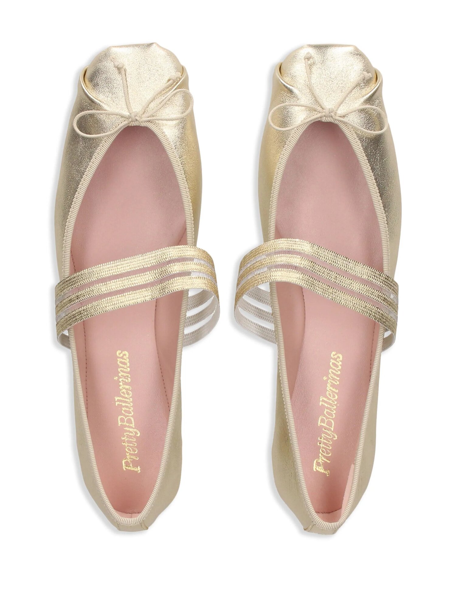 Балетки Pretty Ballerinas, размер 41, gold — фото 1