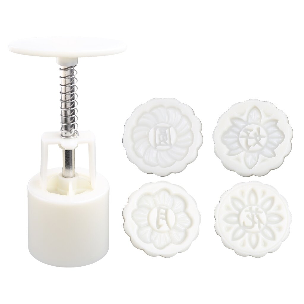 Круглый китайский стиль, набор плесени для лунного пищи 50 г осенний фестиваль DIY