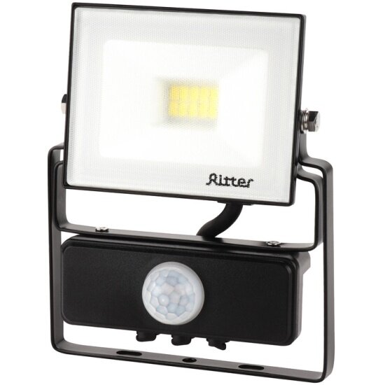 Прожектор Ritter светодиодн PROFI 230В 20 Вт 6500К 2000Лм IP65 с датчиком движения черный 53420 8