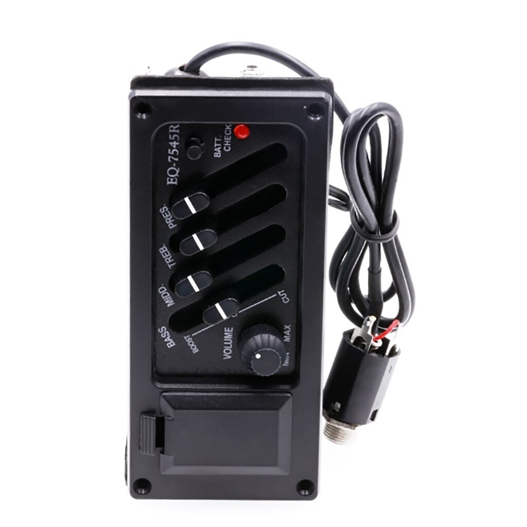 Модифицированный звукосниматель для акустической гитары с четырьмя ступенями EQ7545R