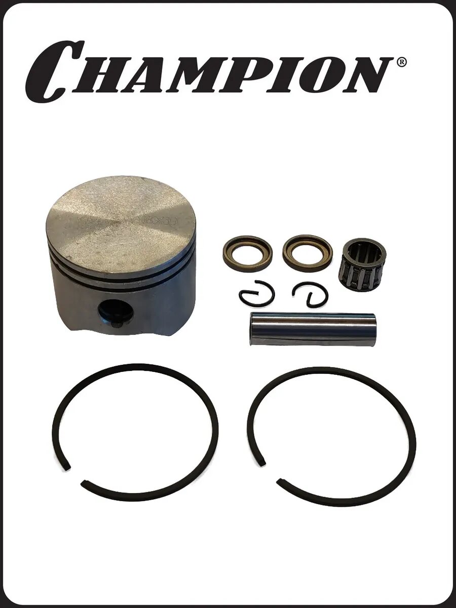 Поршень D-48мм с пальцем D-11 мм, для бензопилы CHAMPION 362