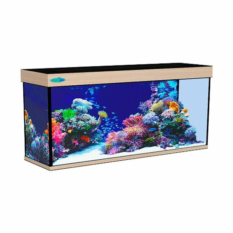 Аквариум 300 литров AquariumBest , Беленый дуб (121х41х67 см)