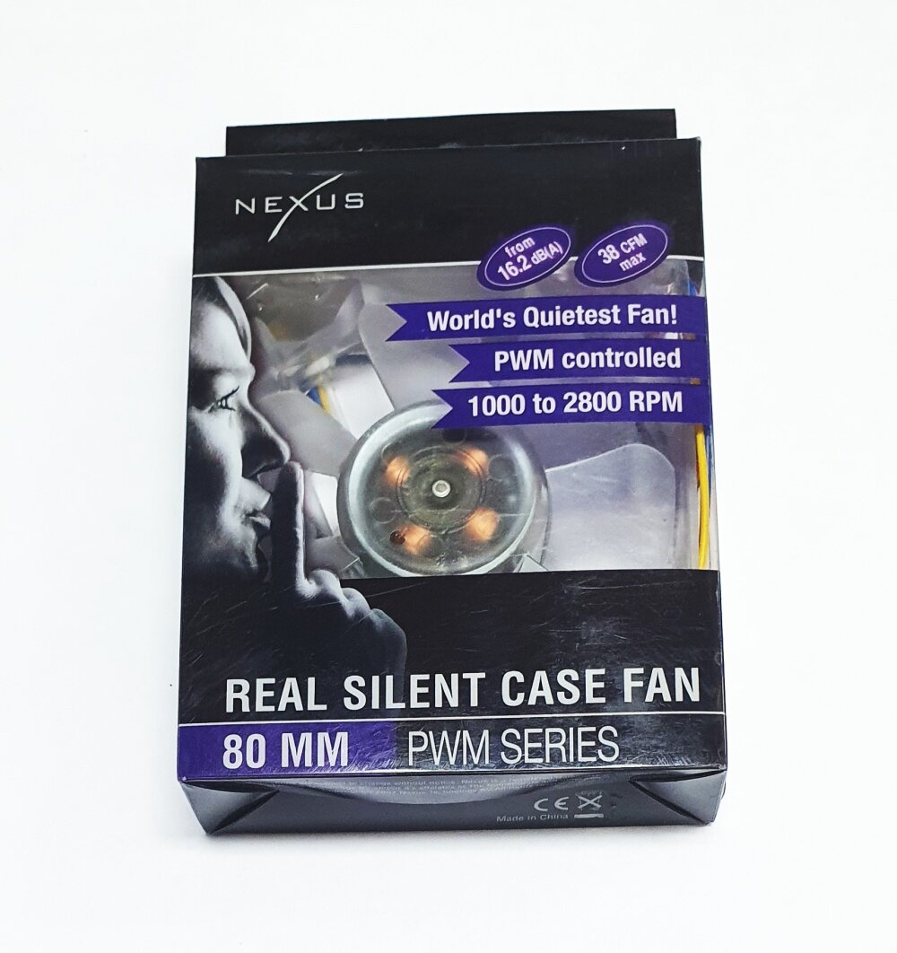 Вентилятор 80х80х25 Nexus PWM, 1000-2800rpm, 16.2dB(M), 0.30A, SP802512H-03PWM