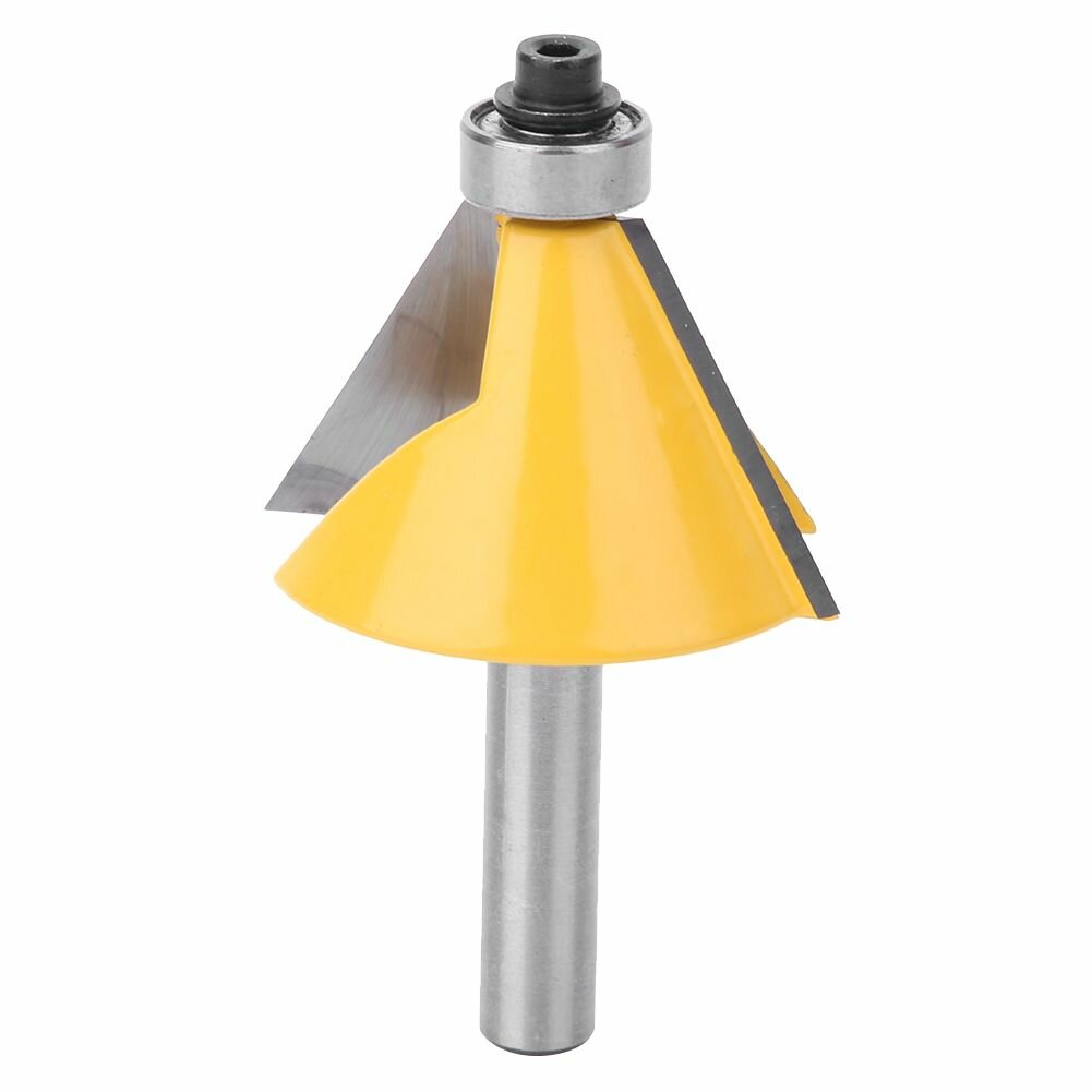 Фреза с 8 мм хвостовиком для фаски и подрезки деревянных деталей с опорой