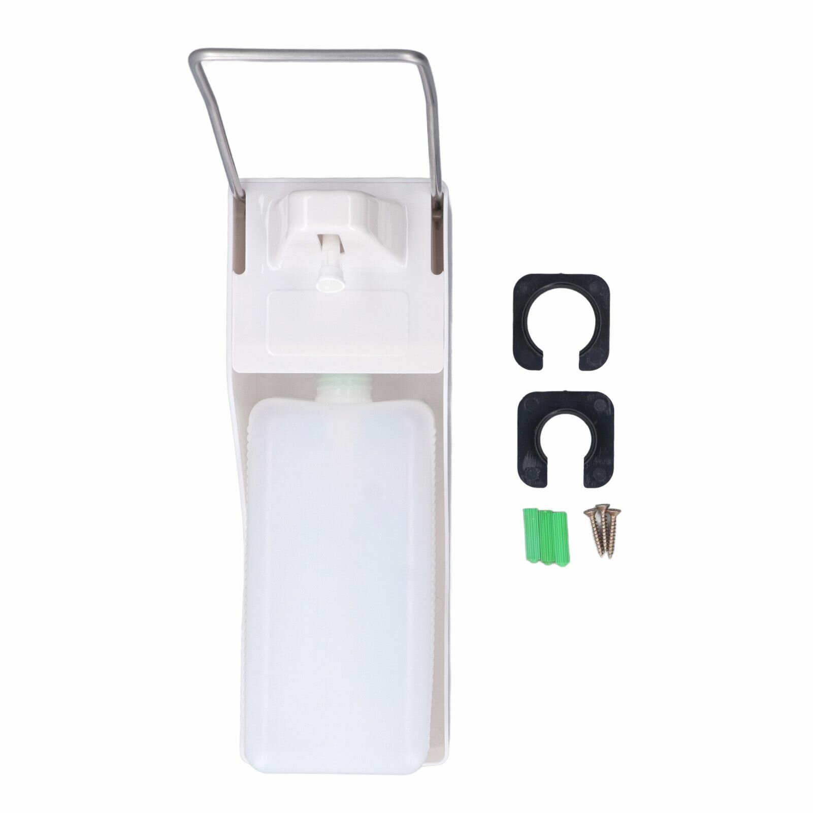 Диспенсер для мыла локтевого типа 1000 мл, настенный, большой емкости, бесконтактный держатель для жидкого мыла для кухни, ванной комнаты, туалетных принадлежностей