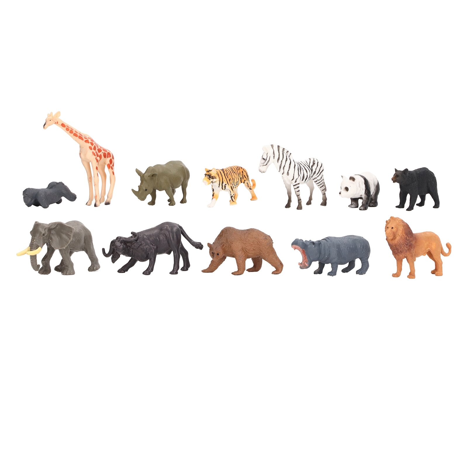 12 ПК, фигура животных, игрушка реалистичная модель образовательных существ для малышей для малышей