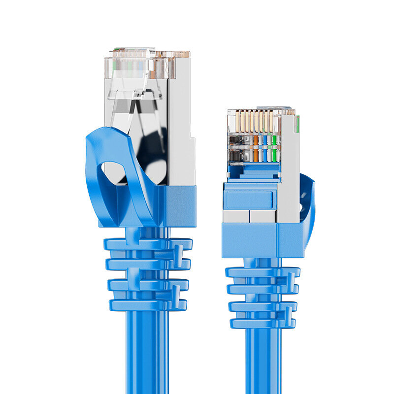 Кабель сетевой, Cat6e, RJ45, 10 м, 8 ядер, медь, алюминий